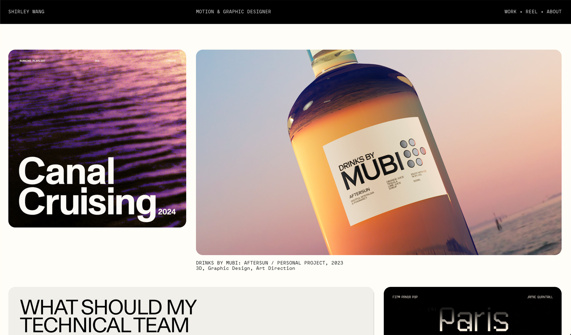 SHIRLEY WANG | Motion & Graphic Design SHIRLEY WANG | Motion & Graphic Design