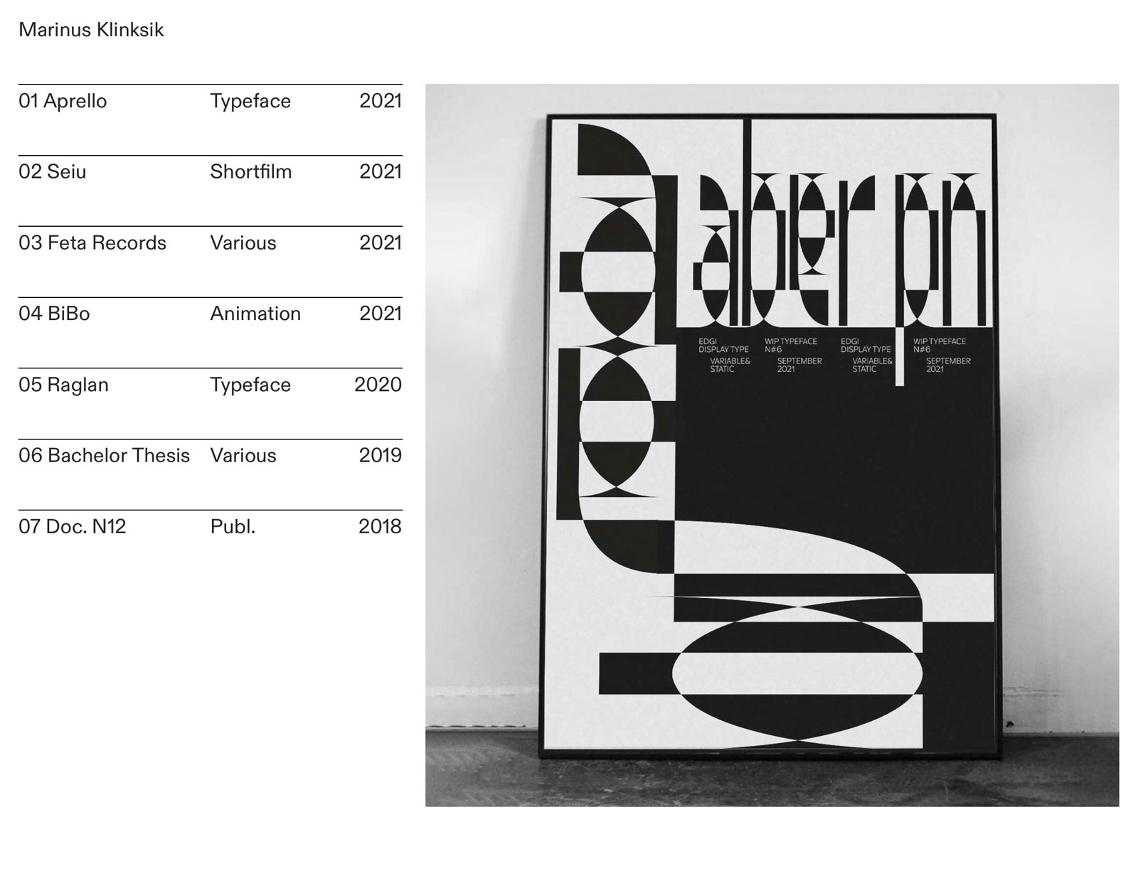 Marinus Klinksik - Graphic Design
