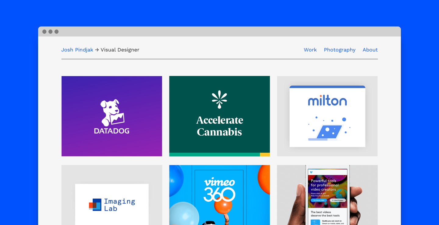 Josh Pindjak 〜 Graphic Design