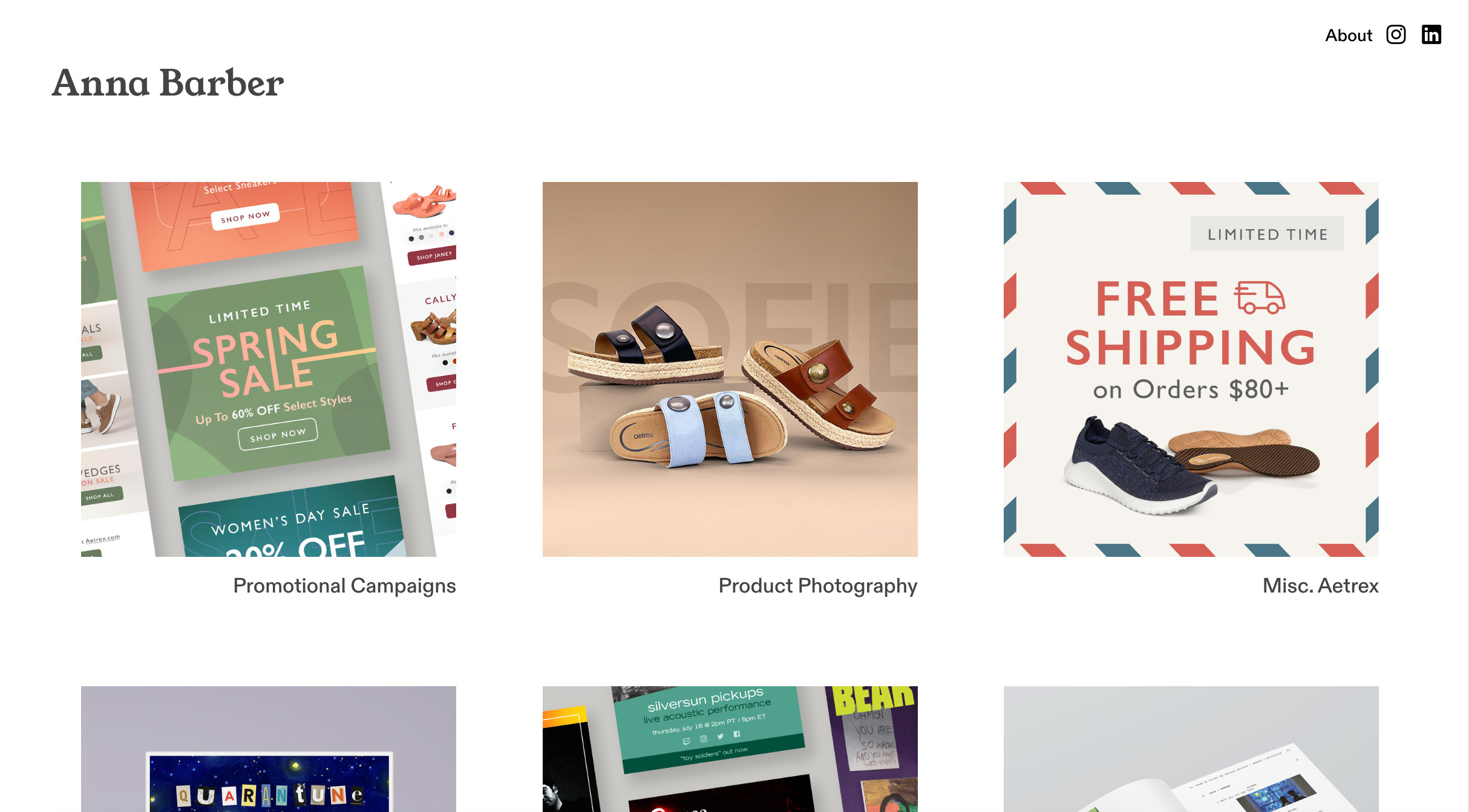 Anna Barber / Portfolio