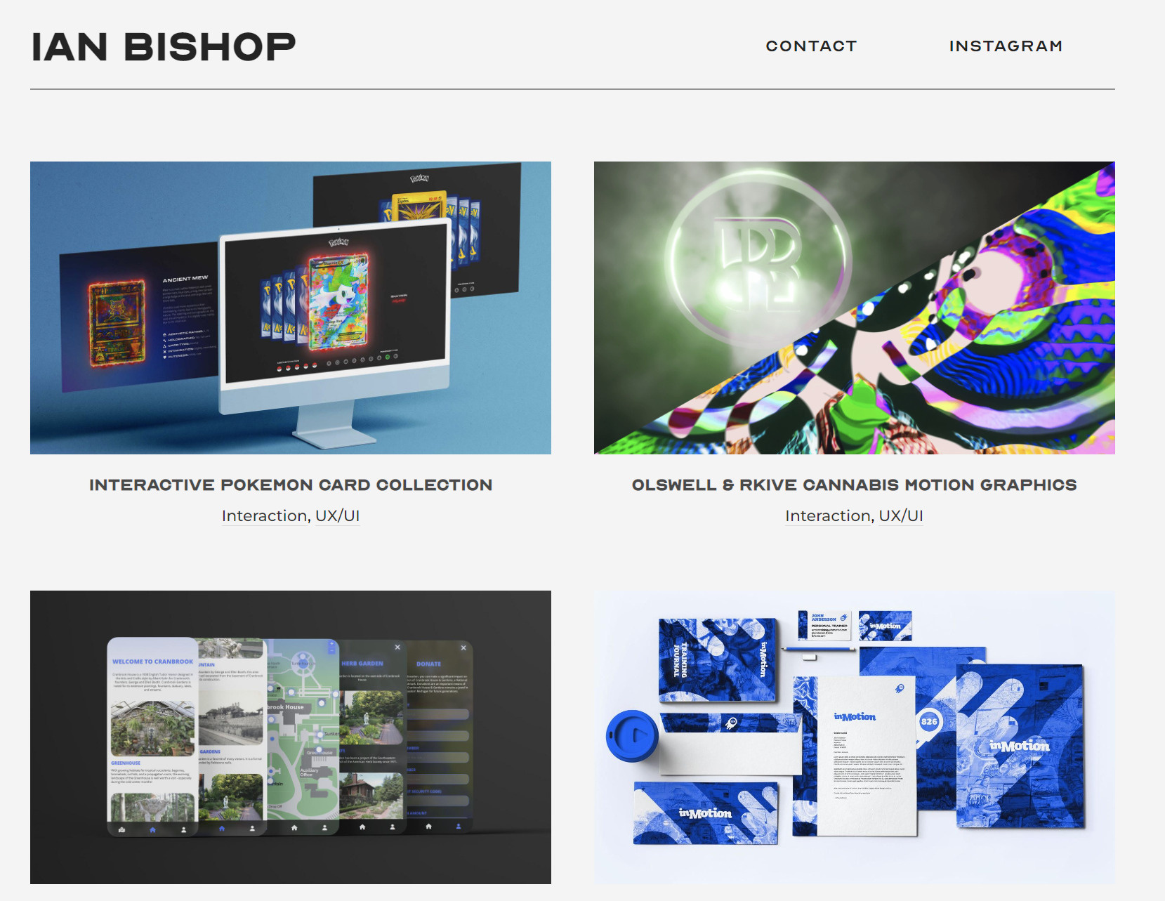 Portfolio — Ian Bishop