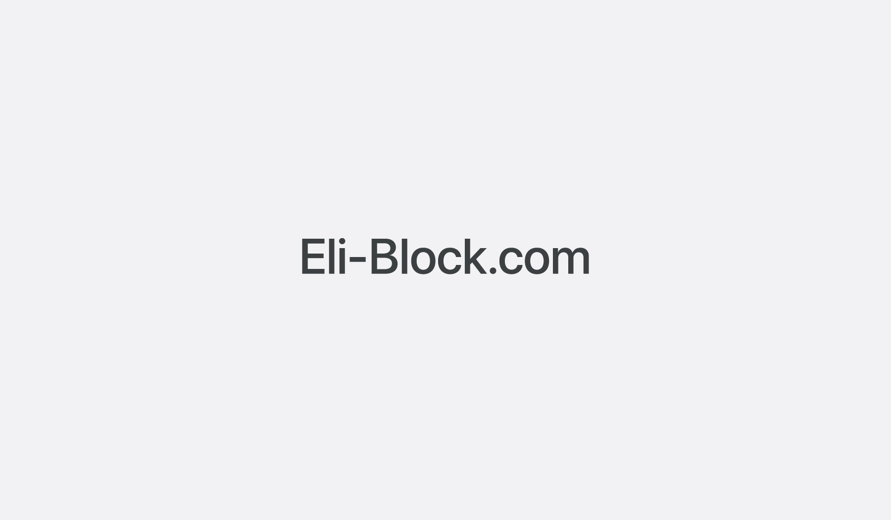 Eli Block
