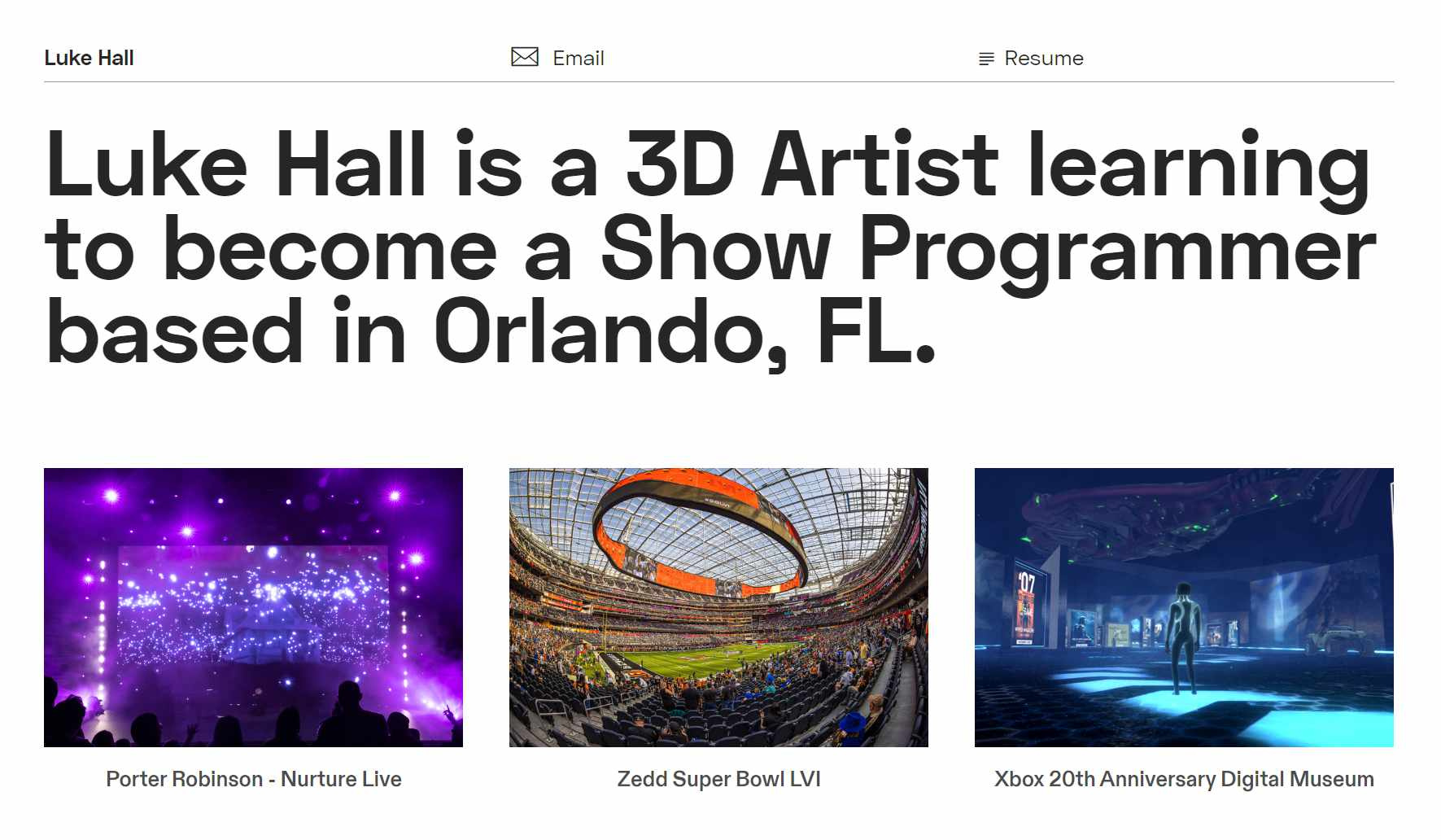 Luke Hall — Portfolio