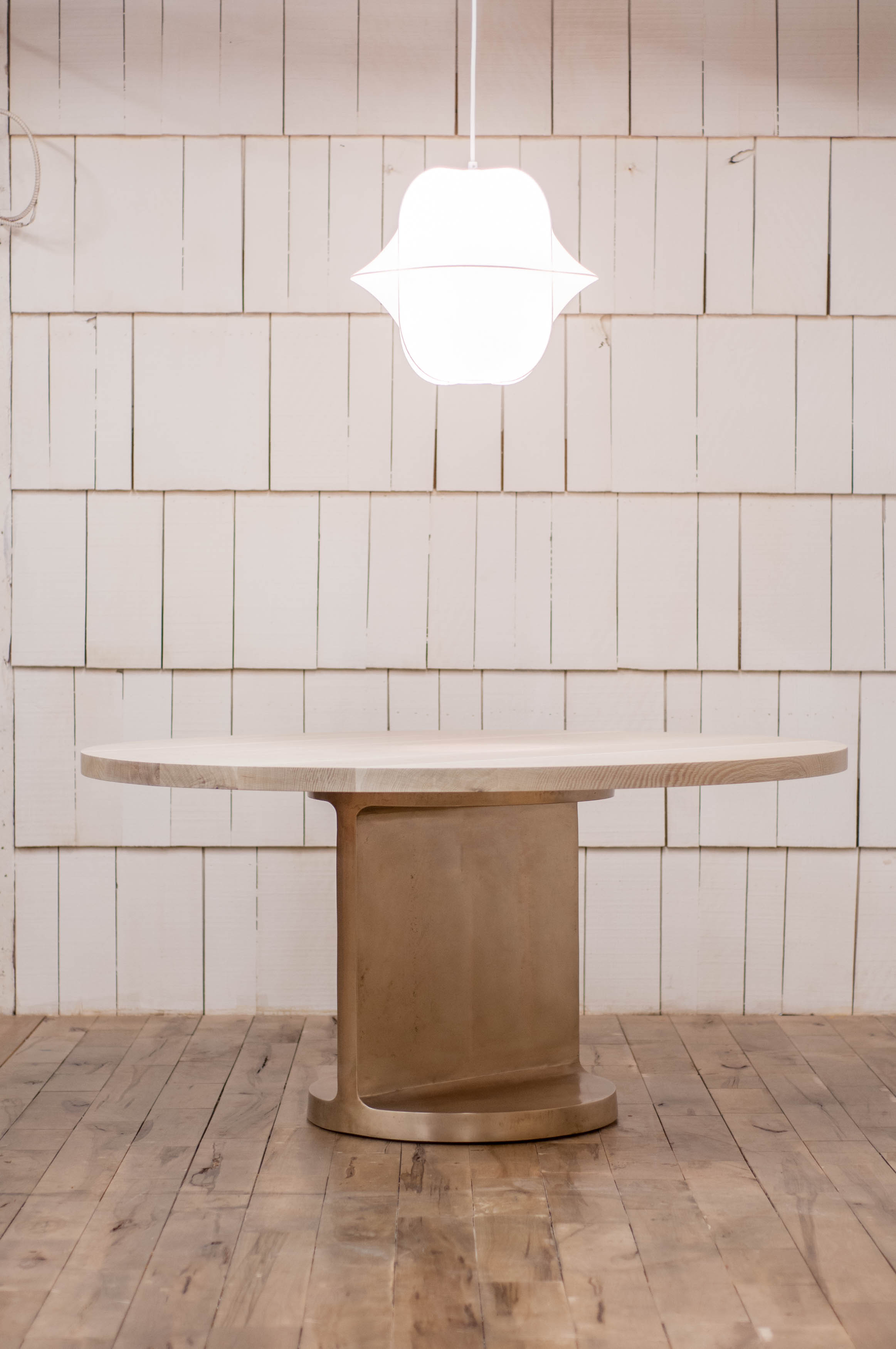 BRONZE MONOLITH TABLE — Jeff Martin Joinery