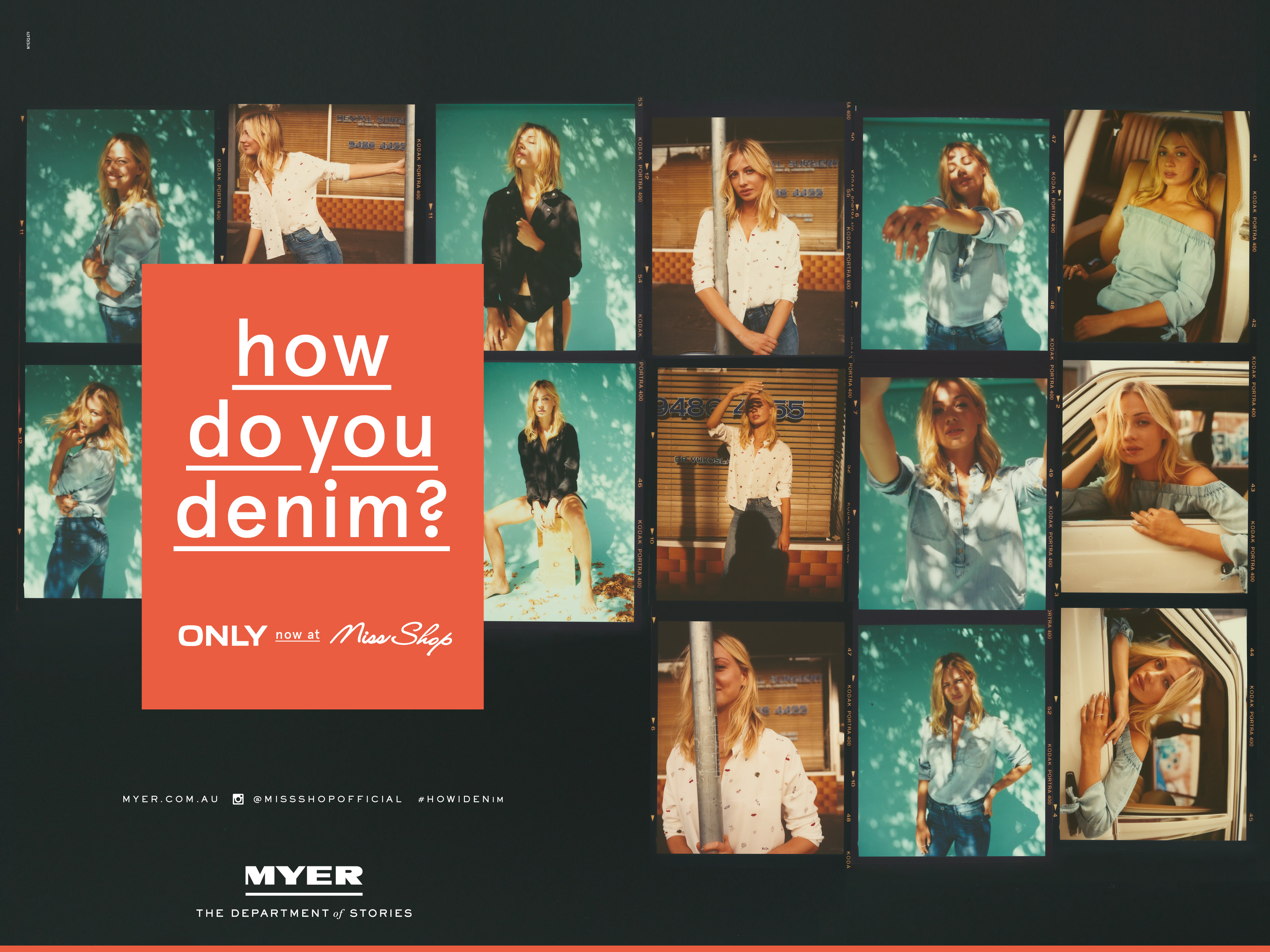 Miss Shop (Myer) Denim Campaign — Drew Wheeler