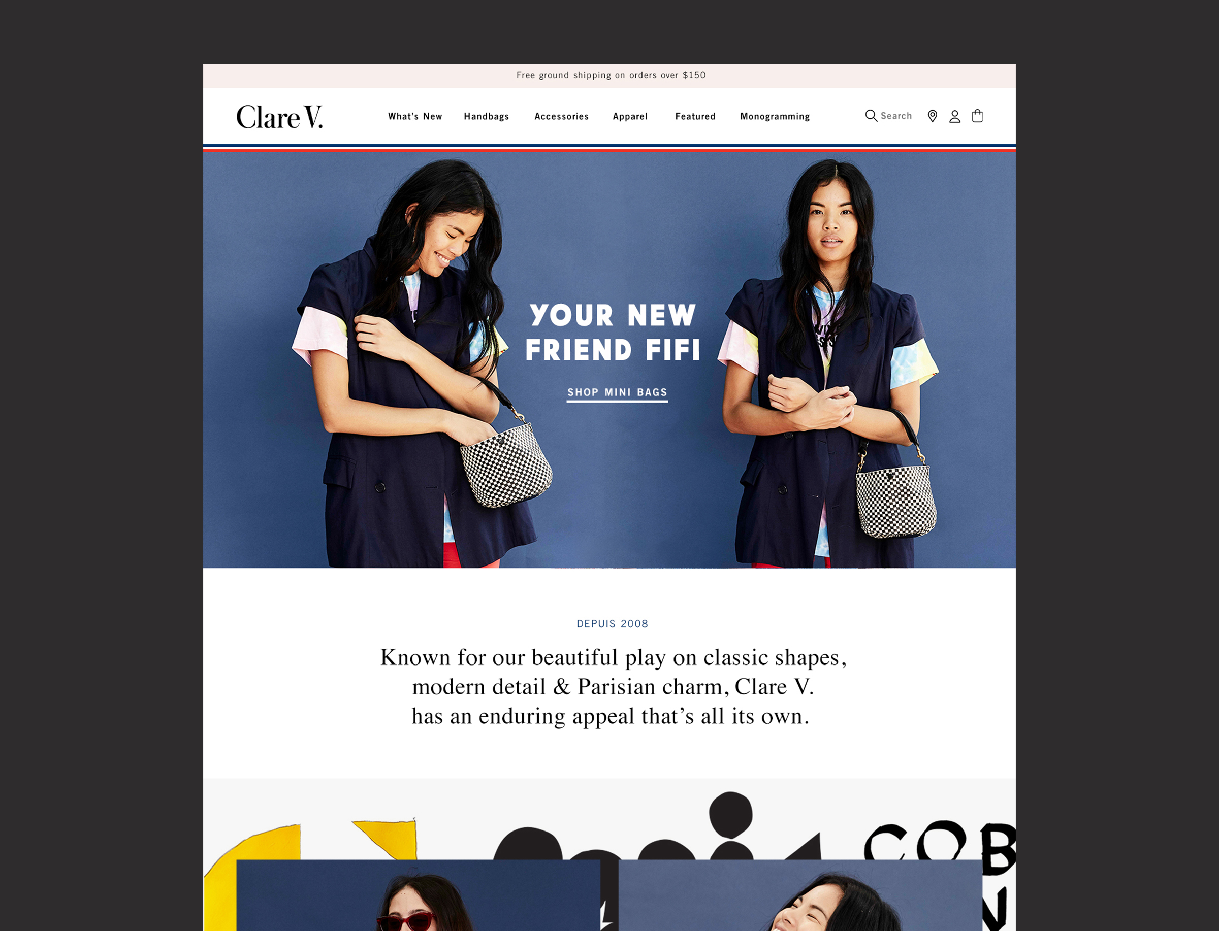 Clare V. Homepage — sarah ryder