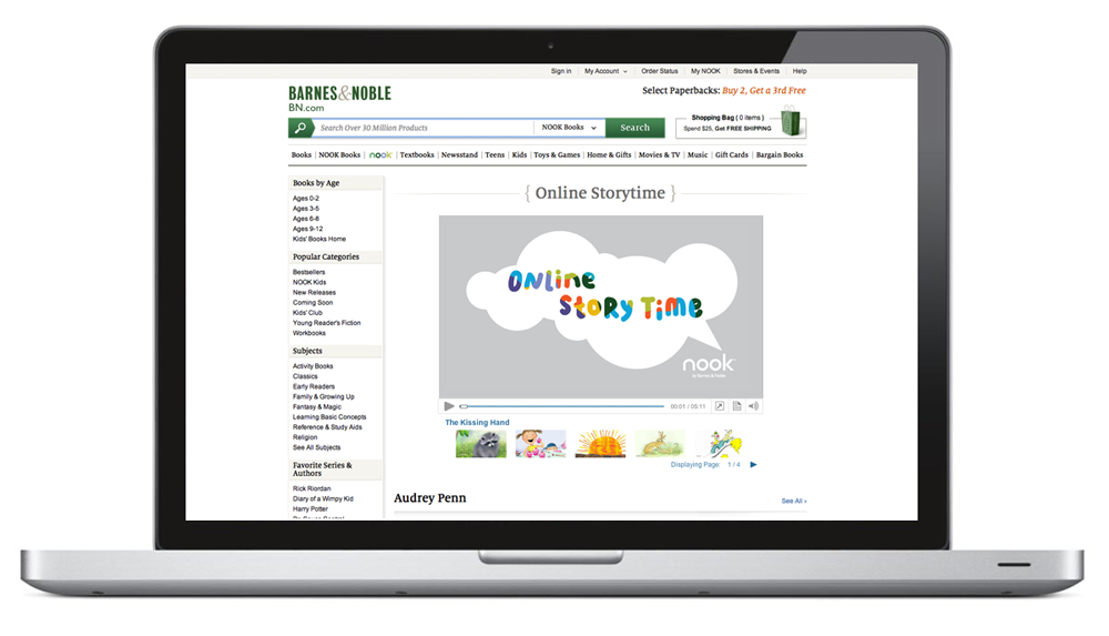 Online Storytime Logo — danadavisdesign