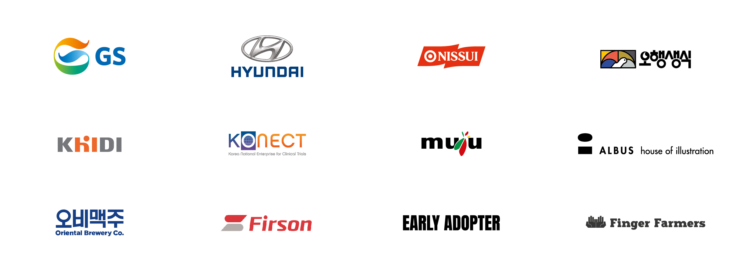 client logo collection — BLEND