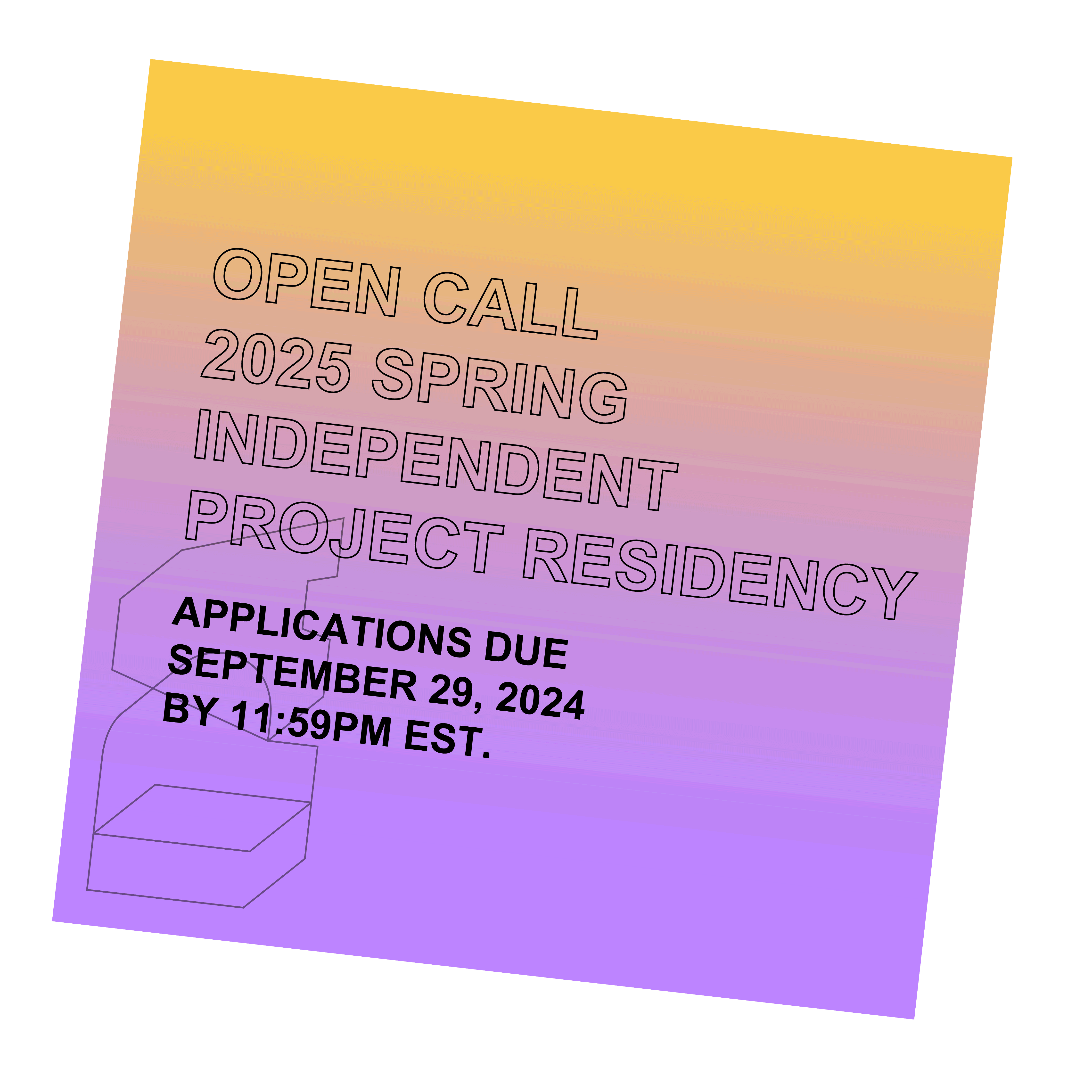 OPEN CALL STICKER — Institute for Public Architecture