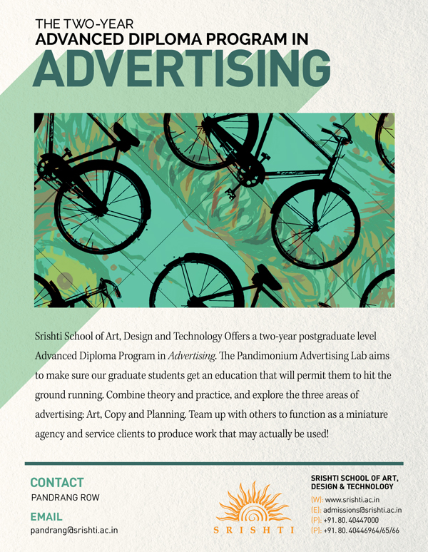 Advance Diplomas at Srishti | Digital & Print Campaign — Mahima Pushkarna