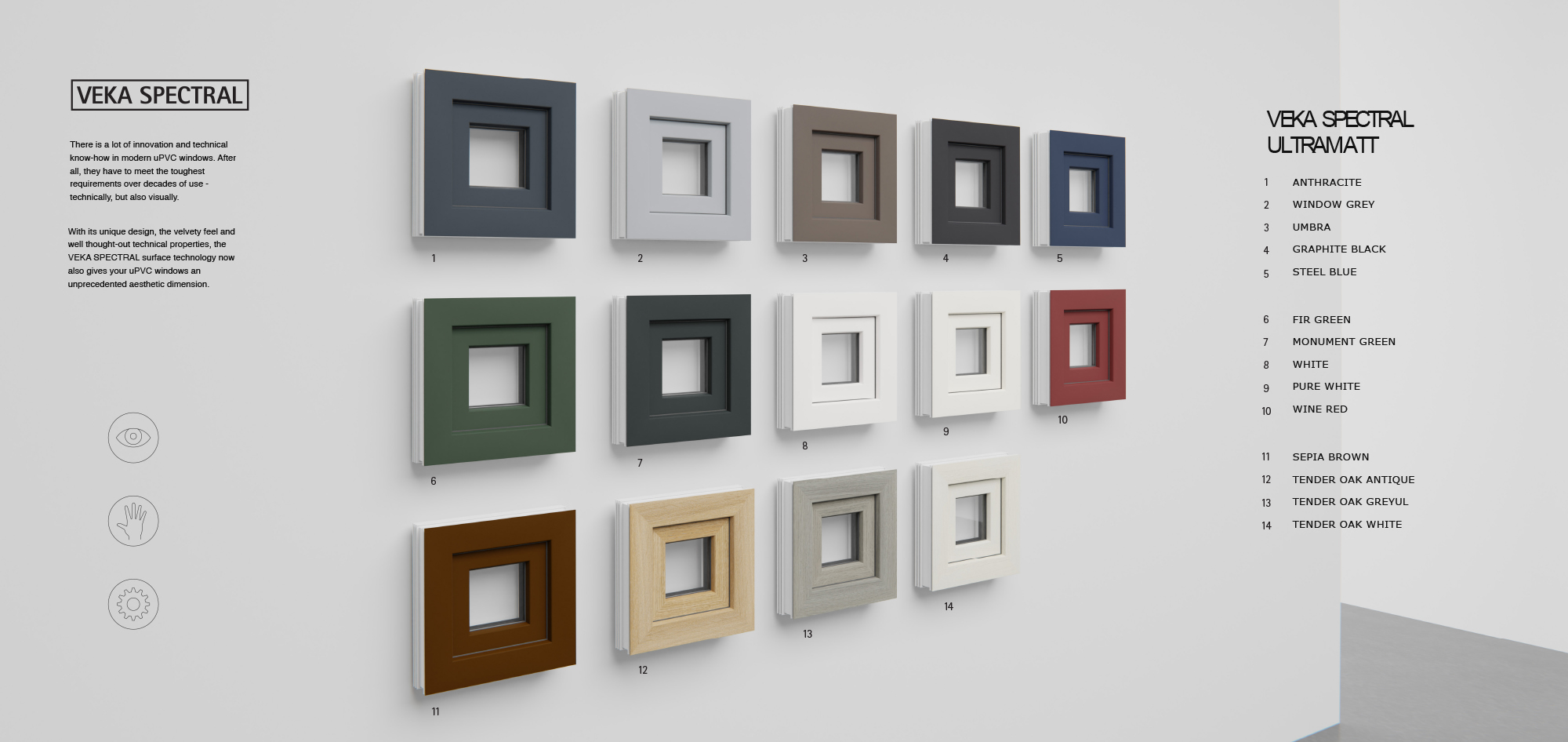 uPVC Colors — Cembra
