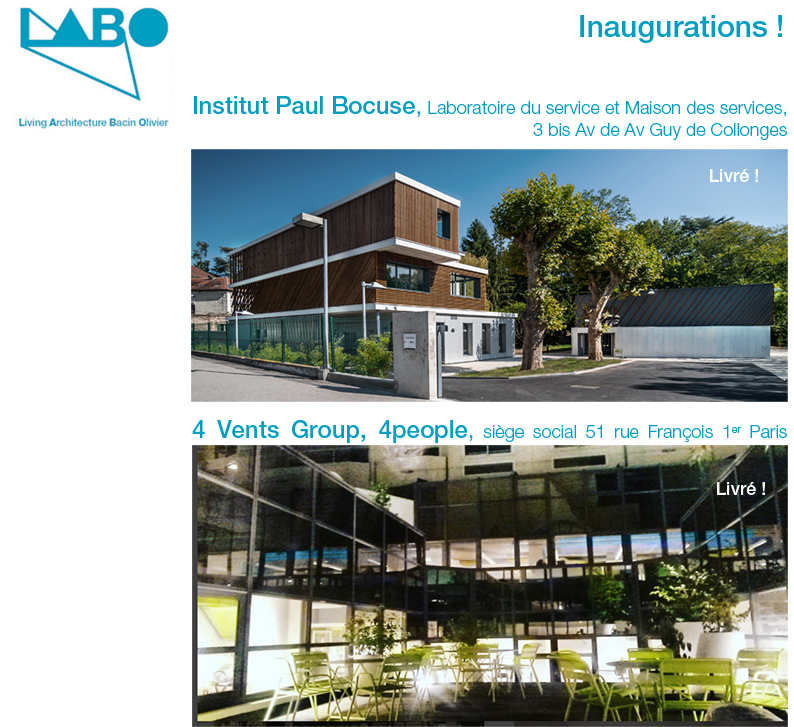 LABO Architecture - Living Architecture Bacin Olivier