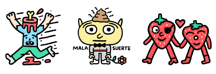 A Friendly Mutant Family - Stickers for Line — pablodelcielo