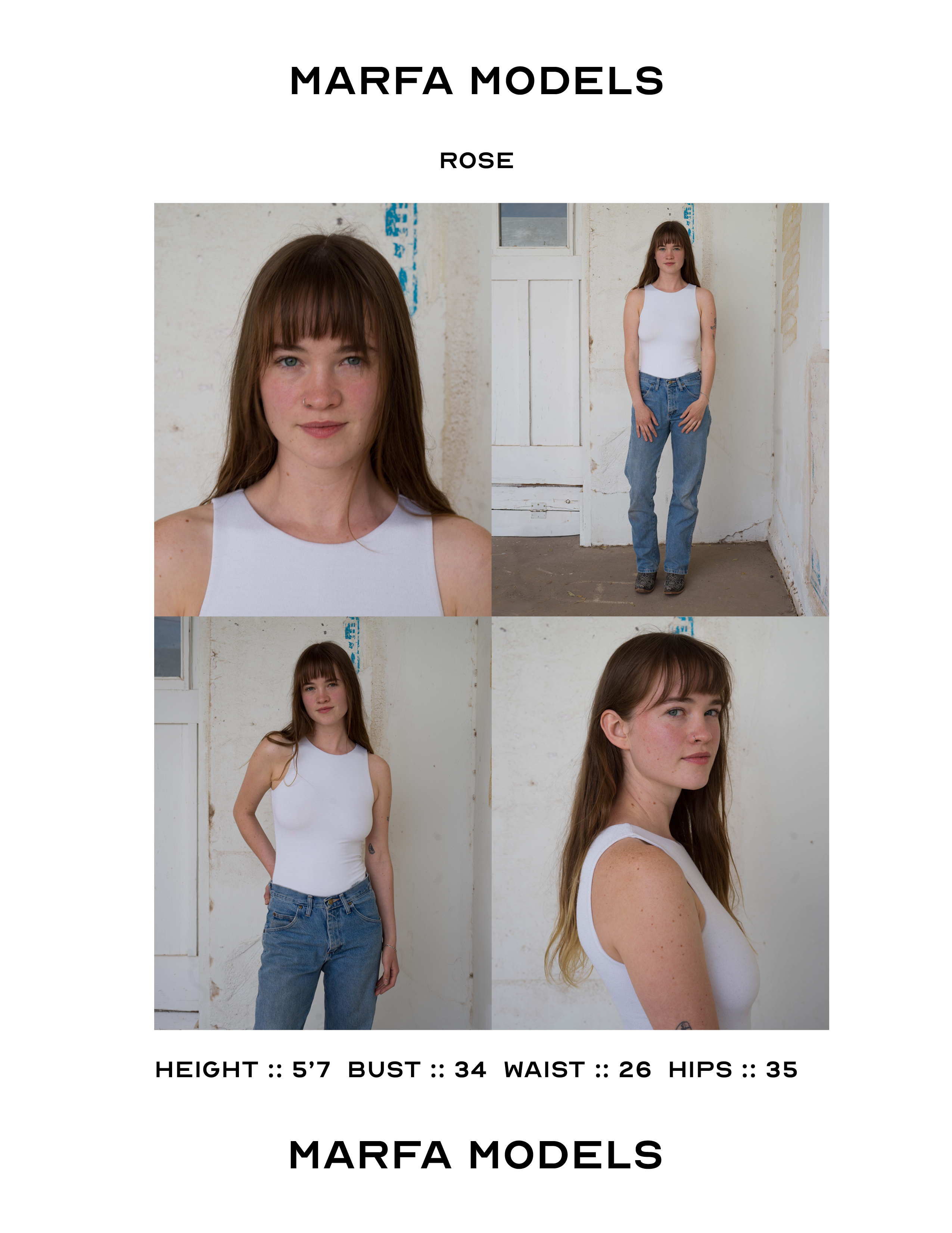 ROSE — Marfa Models
