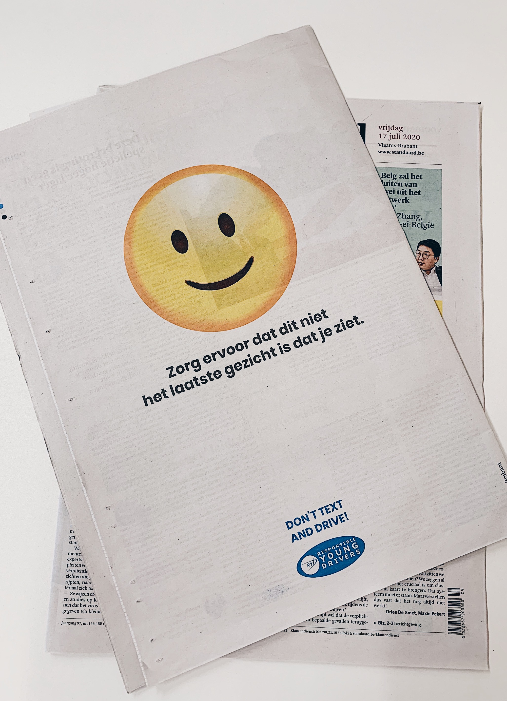 RESPONSIBLE YOUNG DRIVERS | THE SMILEY — Creative | Simon Detournay