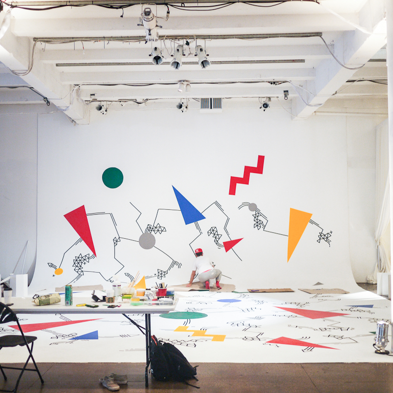 Google Mural NYC, 2012 — Aries Moross