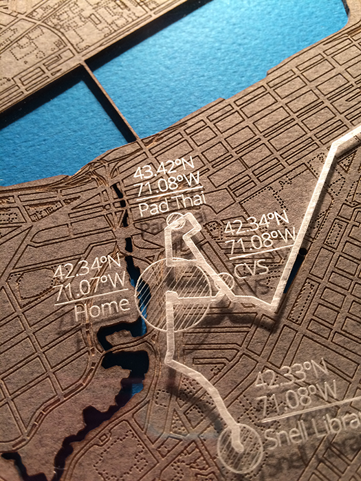 Activity Mapper | Tactile Data Viz — Mahima Pushkarna