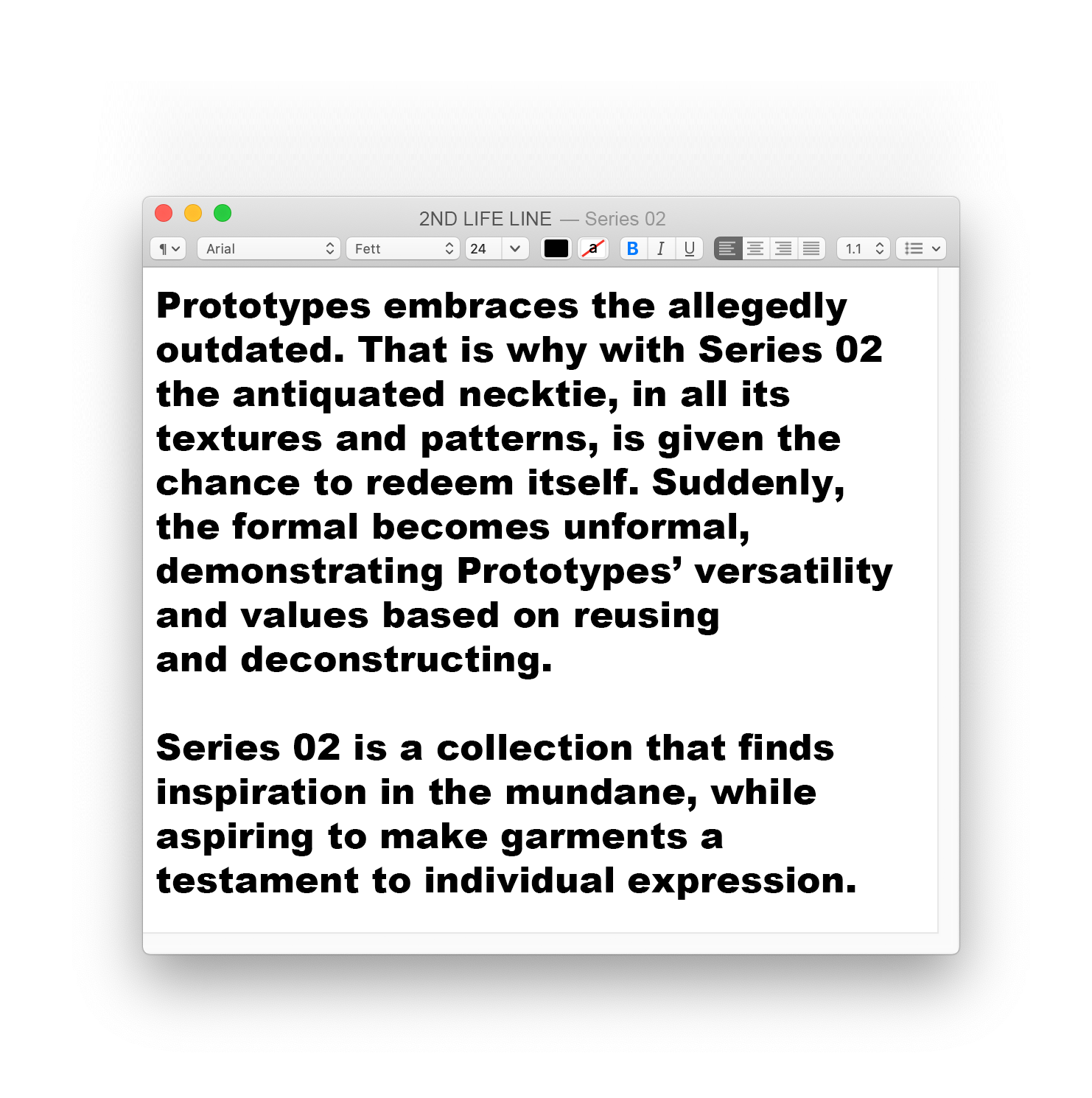 SERIES 02 — PROTOtypes