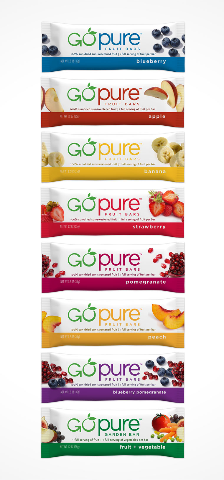 Go Pure Fruit Bars — Kate Rascoe ⇅ Designer & Creative Director