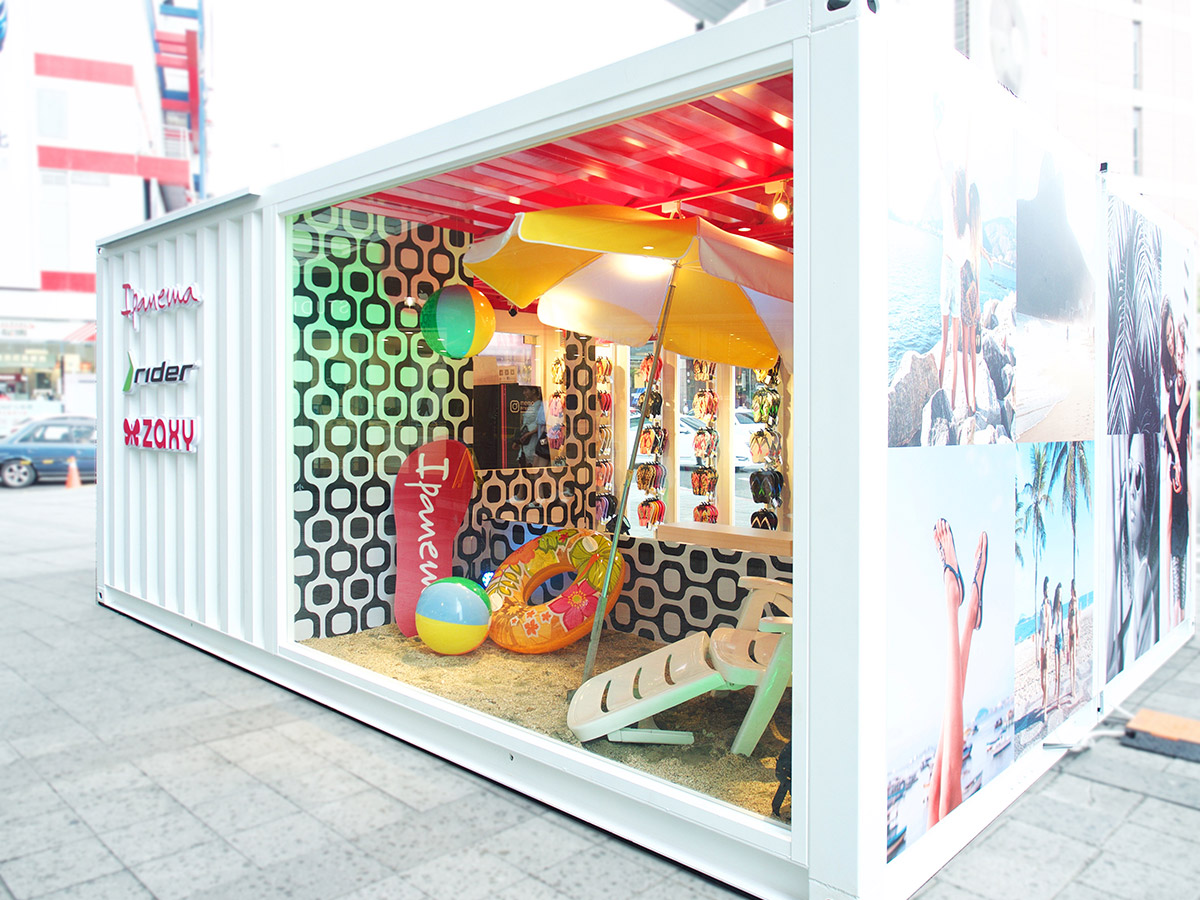 iPANEMA Pop-Up Store — 45tilt / 肆伍形物所