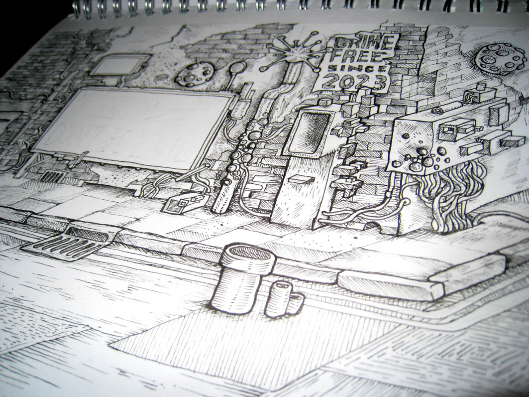 Nothing To Fear Drawings — Simon Russell Portfolio