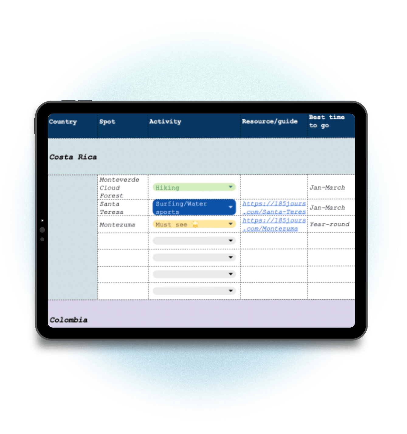 Free Backpacking Trip Planner — Maé