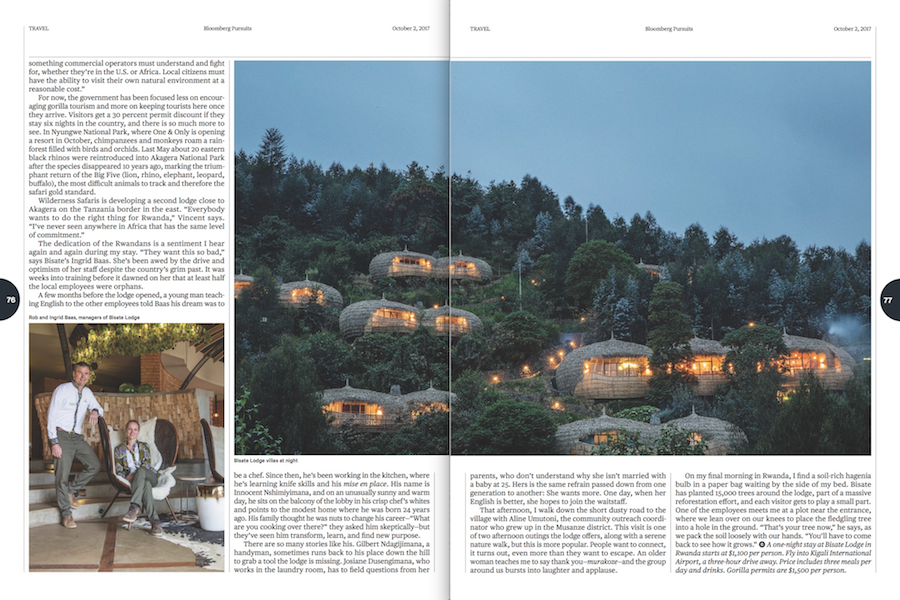 tearsheet: Andrea Frazzetta photographs 'Rwanda Reborn' for Bloomberg ...
