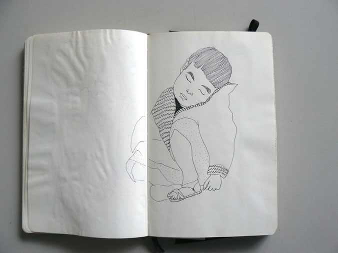 Notebook drawings — Rachel Sender