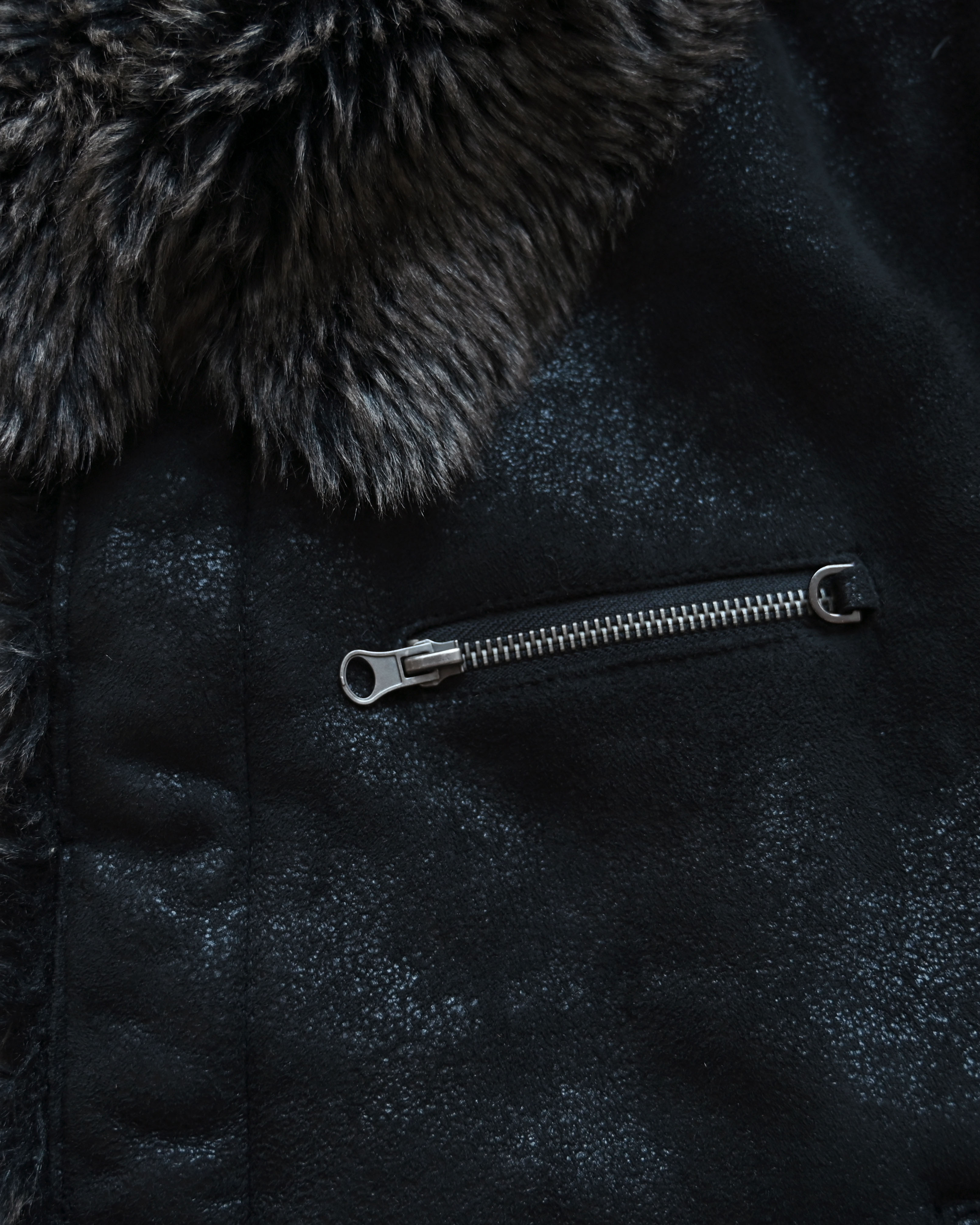 Semantic Design Faux Fur Jacket — PROVOKE