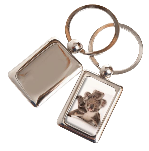 Metal Rectangular Keyrings — Culture Box