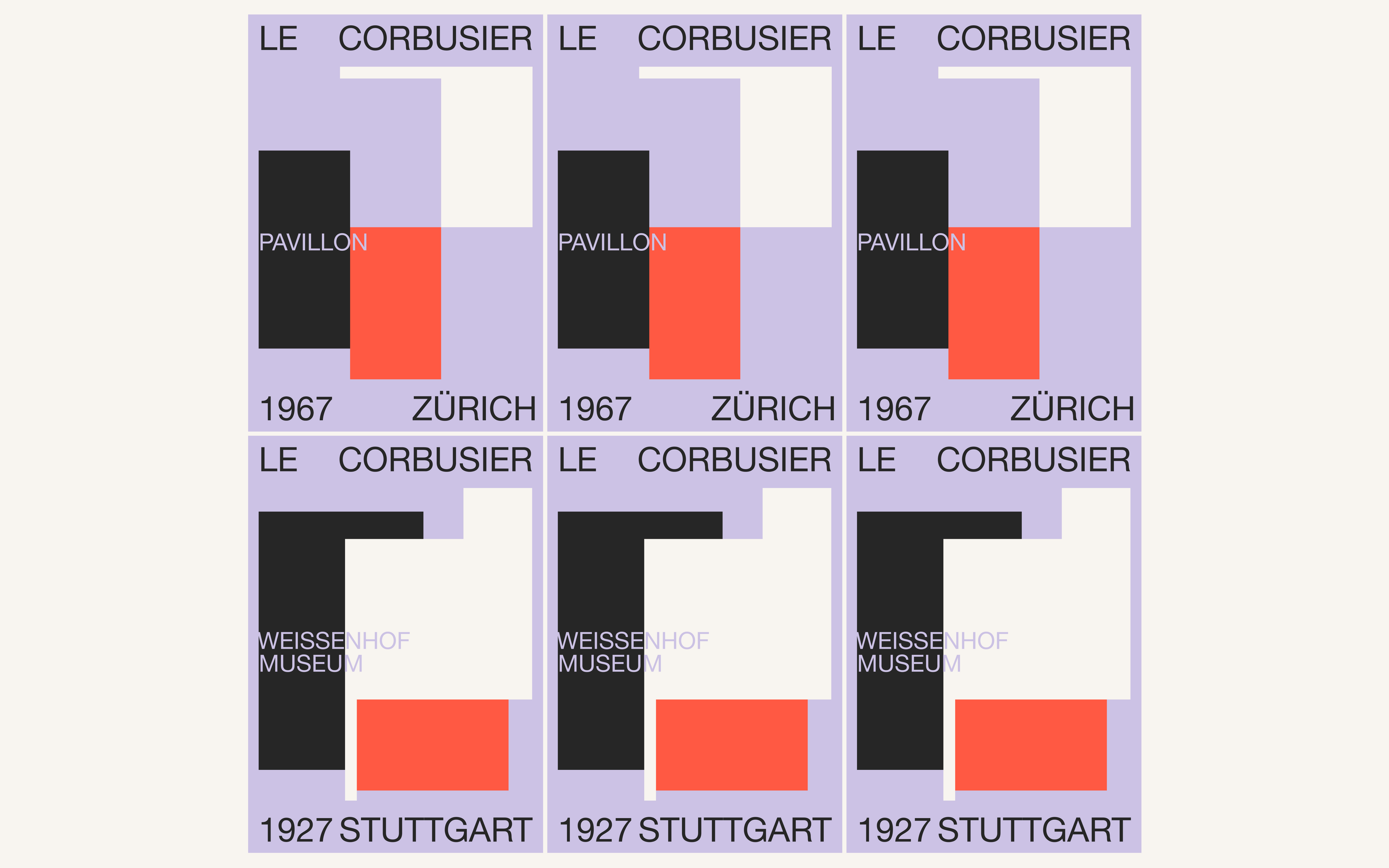 LE CORBUSIER POSTERS — SP-STUDIO.