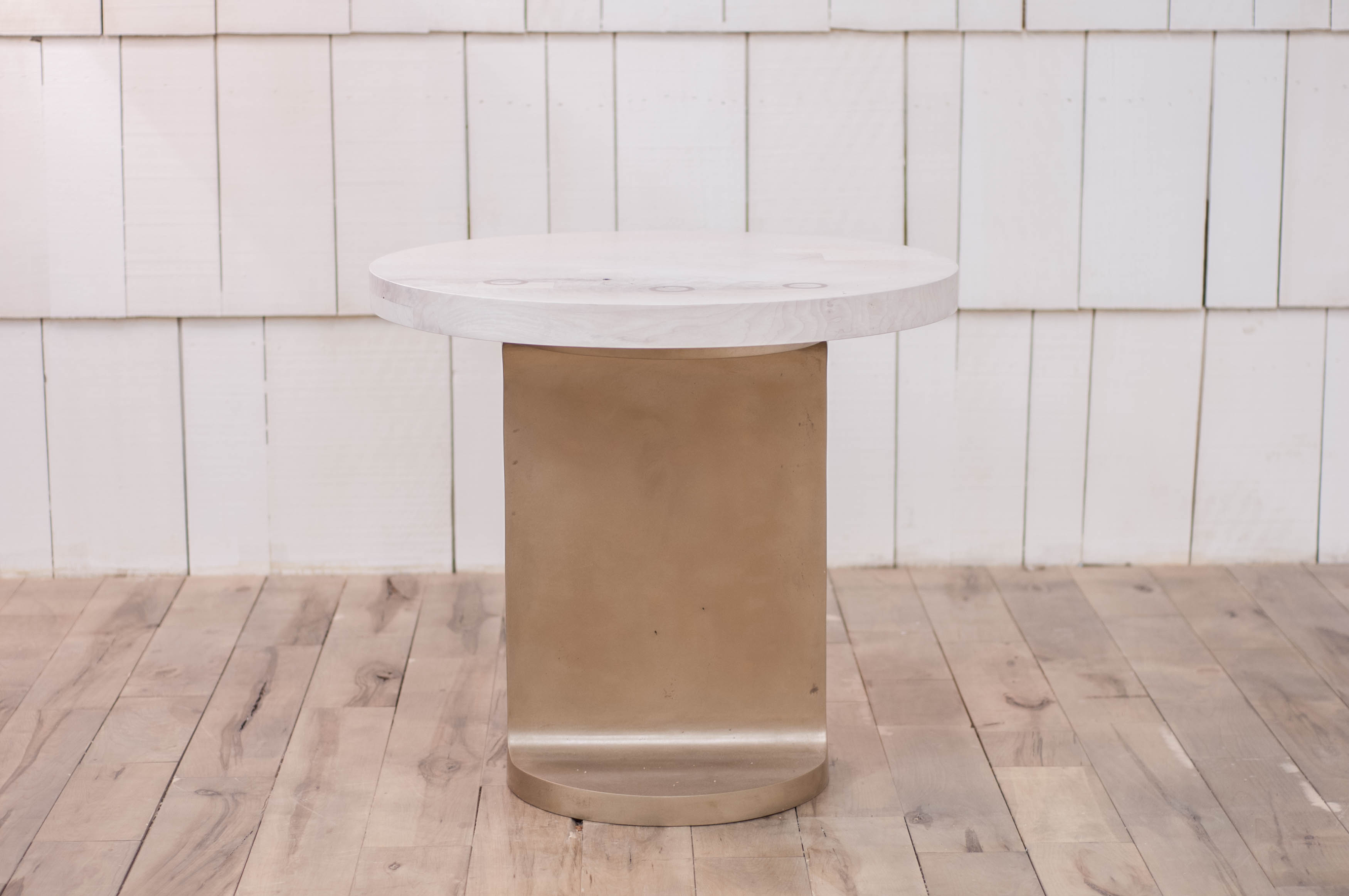 BRONZE MONOLITH SIDE TABLE — Jeff Martin Joinery