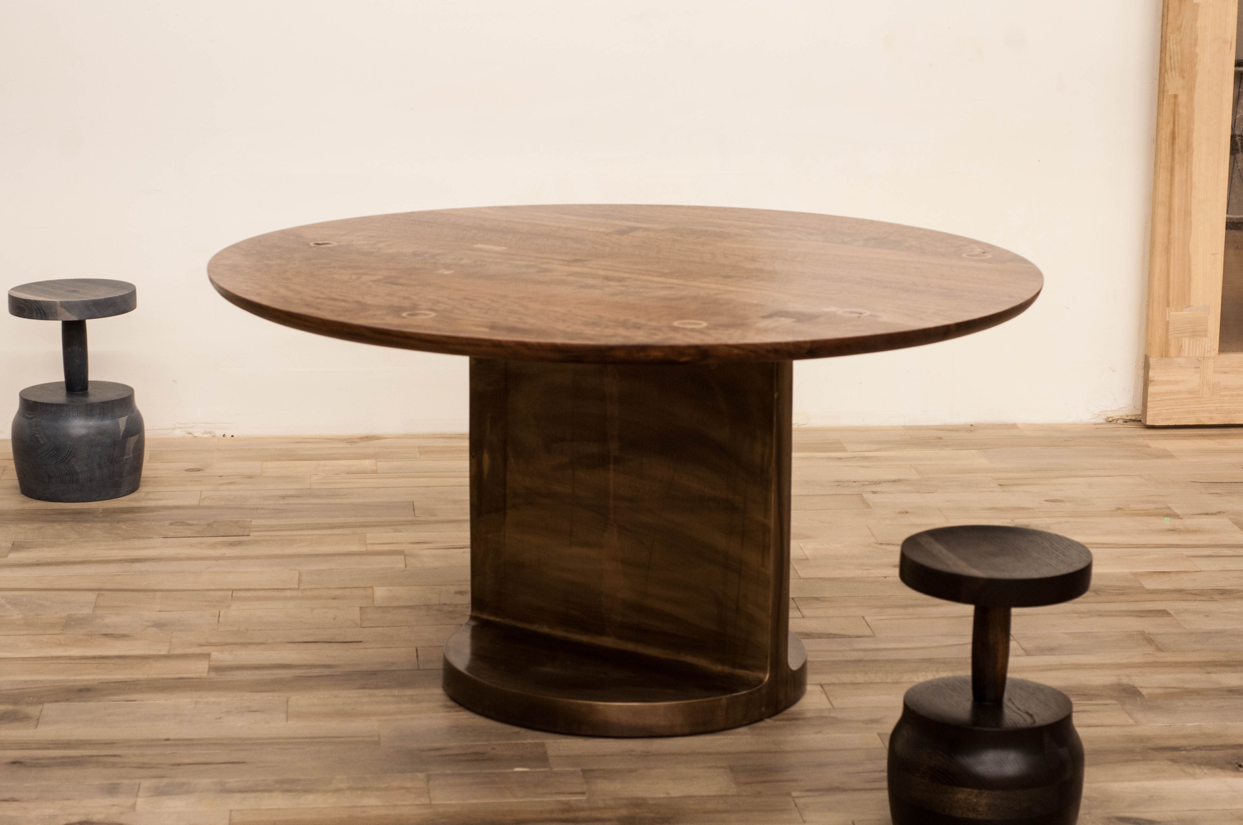 BRONZE MONOLITH TABLE — Jeff Martin Joinery
