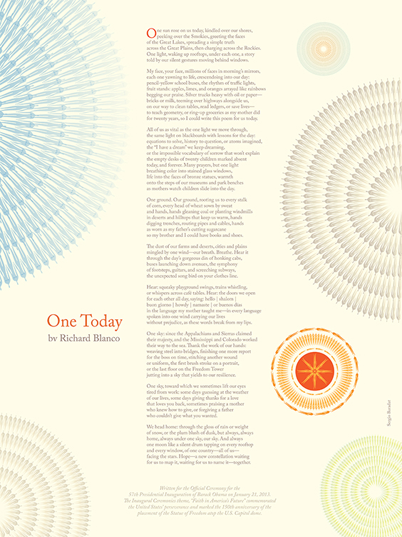 Richard Blanco Inaugural Poem Text