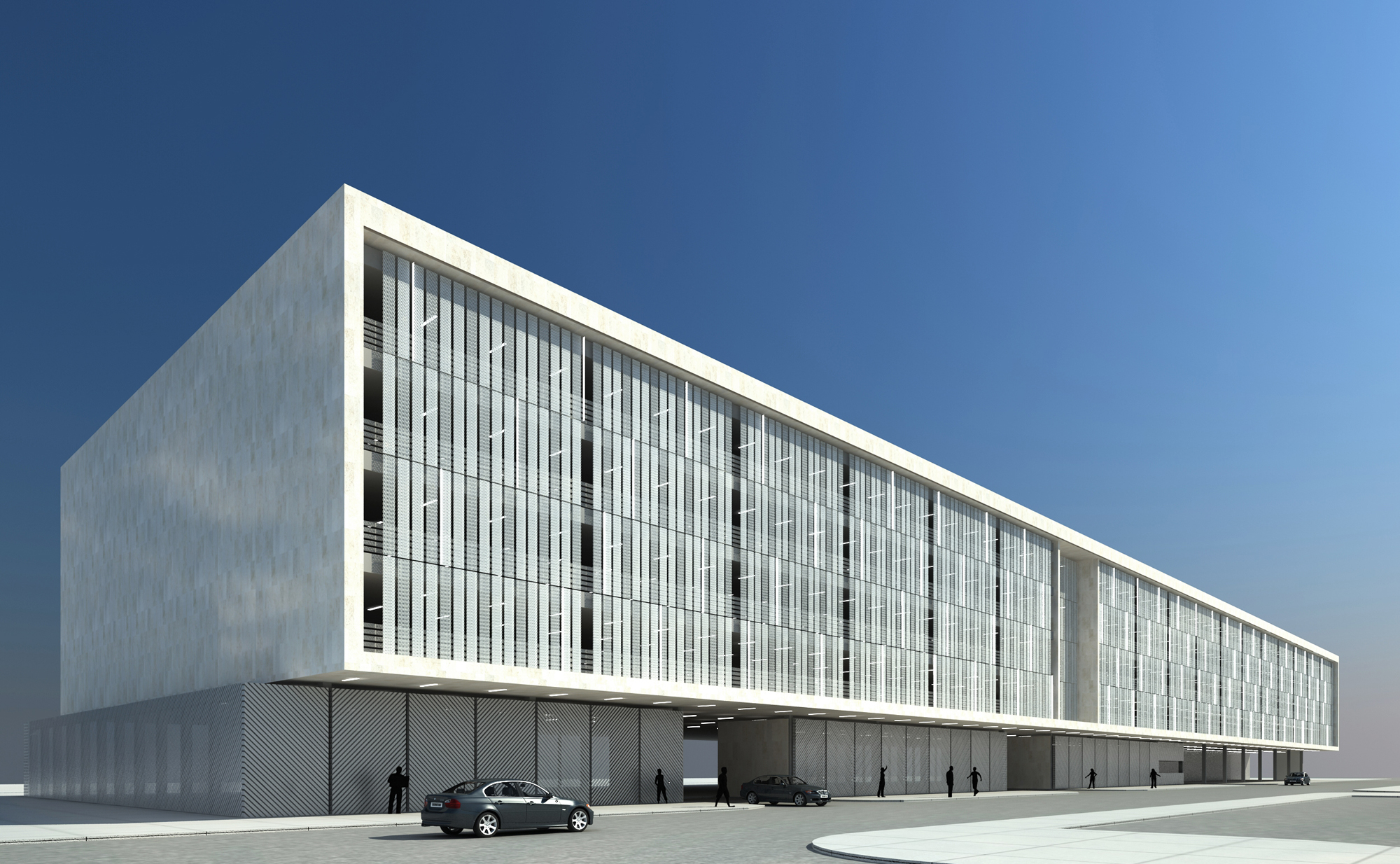 Facade Study; Structure parking, SKMC — Dioinno Architecture PLLC