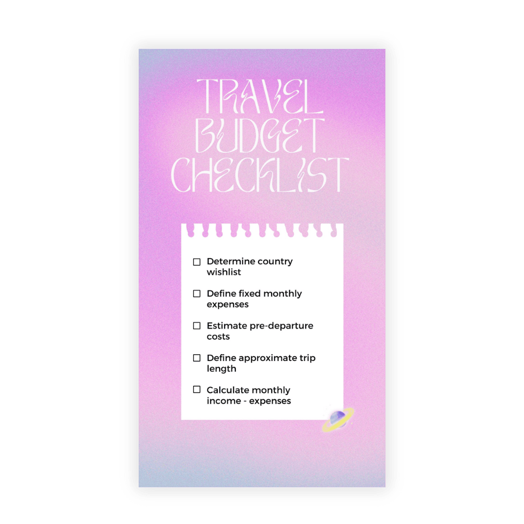 How to Plan a Budget-Friendly Backpacking Trip — Maé - Digital Travelogue