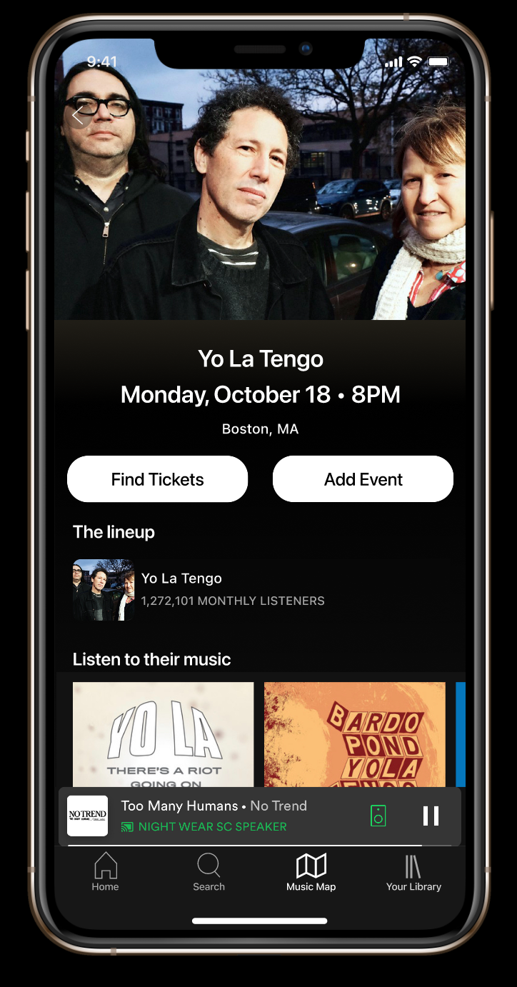 Spotify Music Map — Sage Thomas