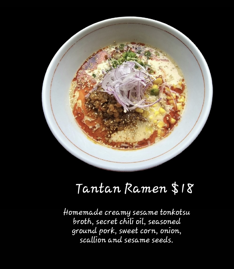 TORA Ramen Menu — Tora
