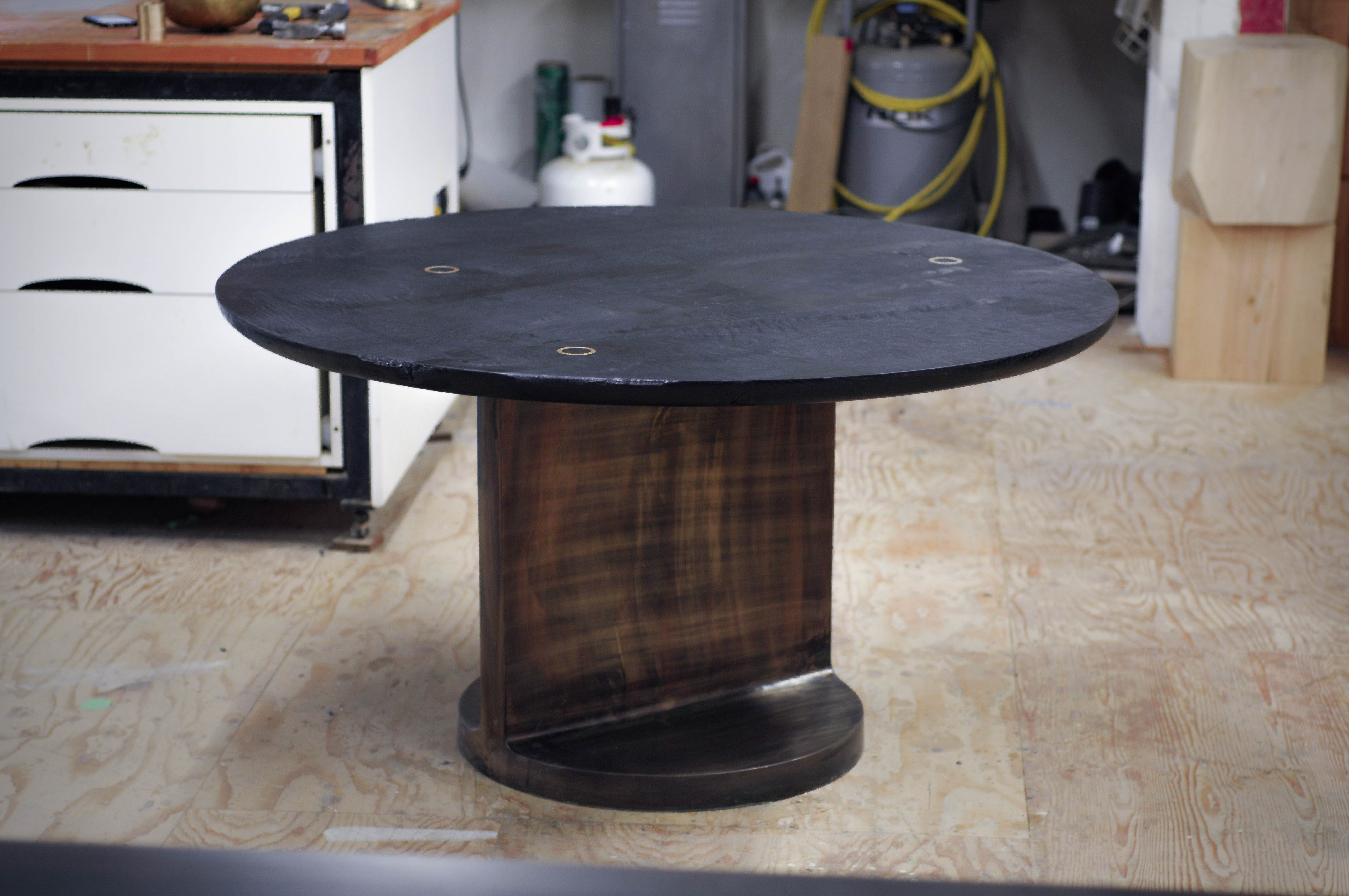 BRONZE MONOLITH TABLE — Jeff Martin Joinery