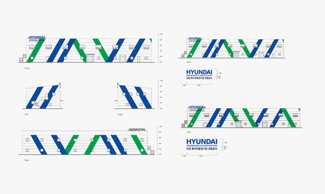 corporate identity for Hyundai Engineering & Construction Co., Ltd ...