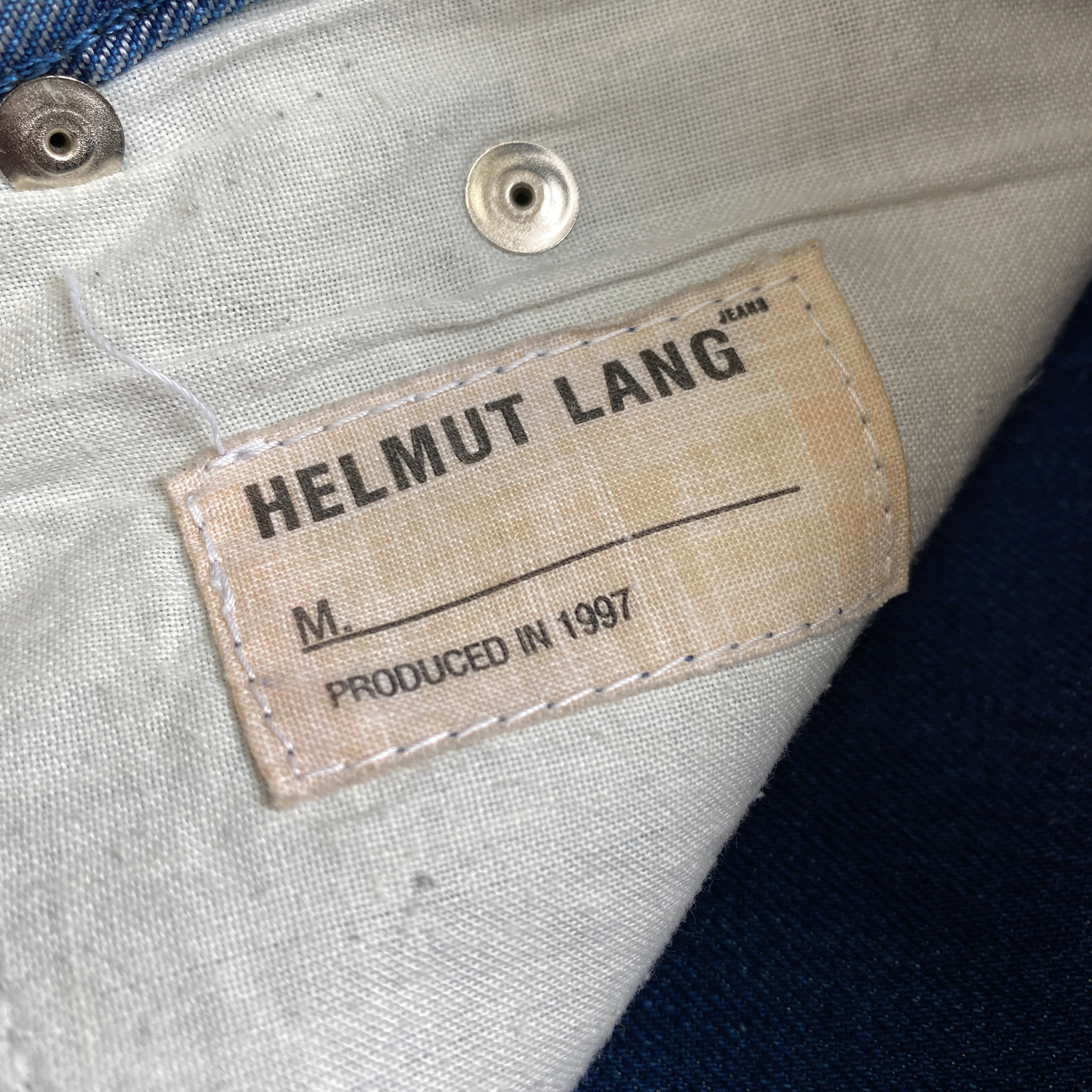 Helmut Lang, A/W 1997-98 Polypropylene Coated Denim Jeans Helmut Lang, A/W 1997-98 Polypropylene Coated Denim Jeans