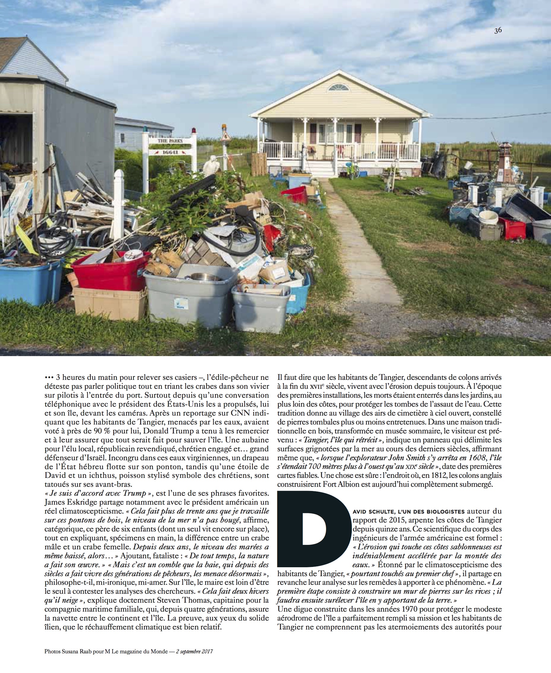 tearsheet: Susana Raab photographs Tangier for M, Le magazine du Monde ...