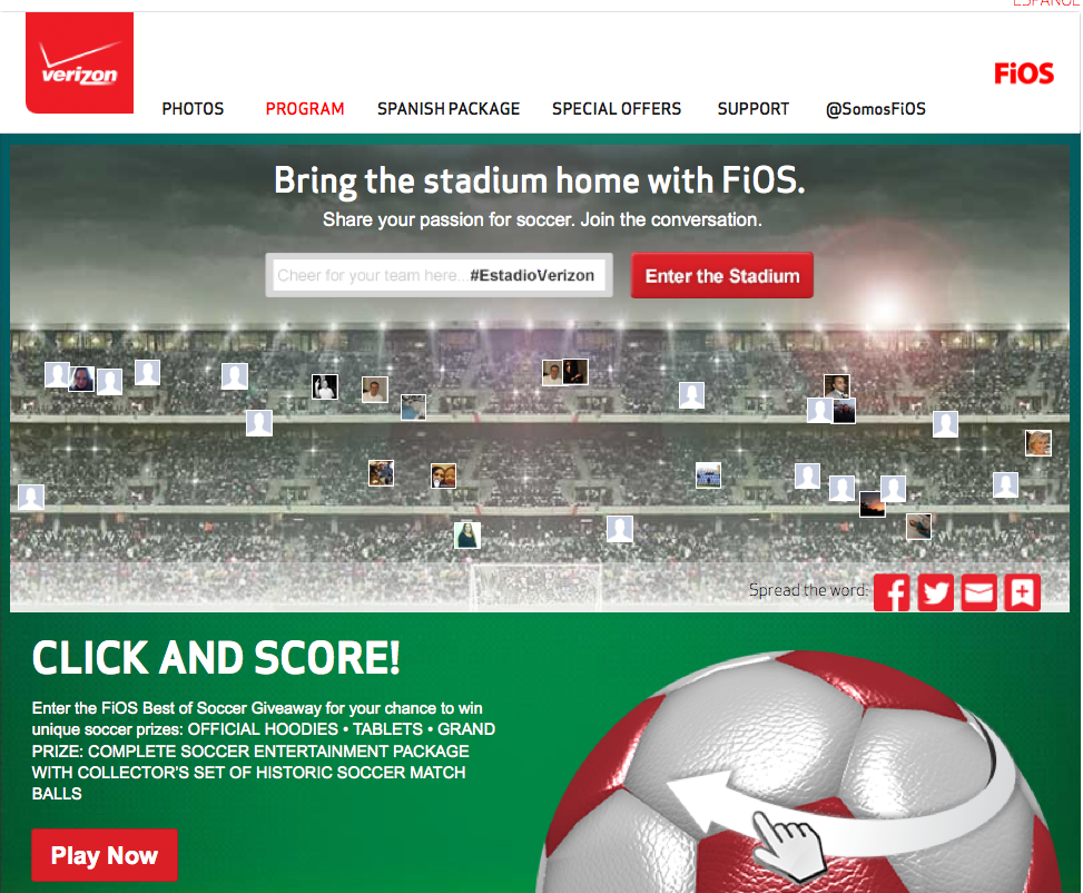 Verizon FiOS 2014 World Cup Campaign — SAYRA MORÁN