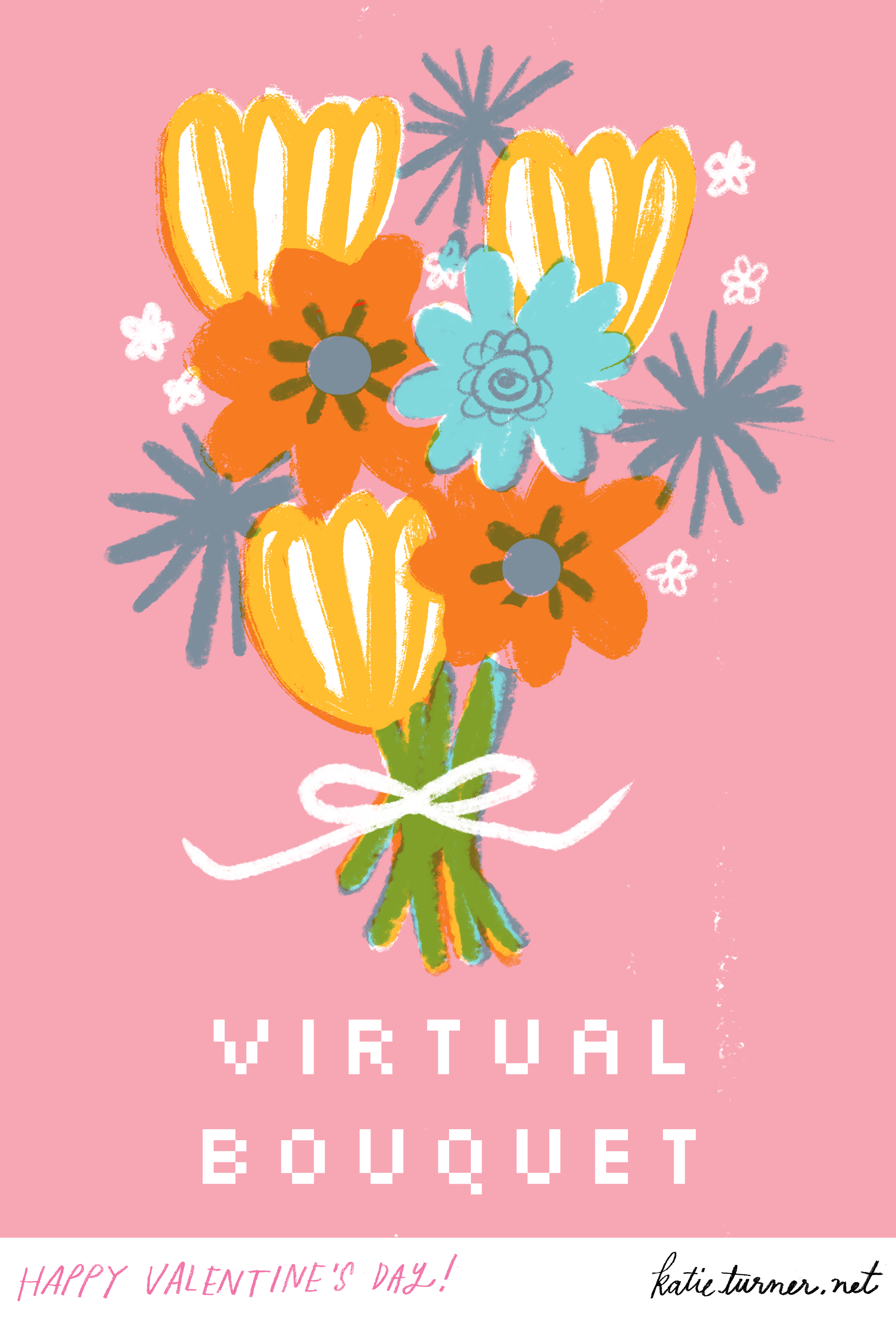 Virtual Valentines — Katie Turner Illustration