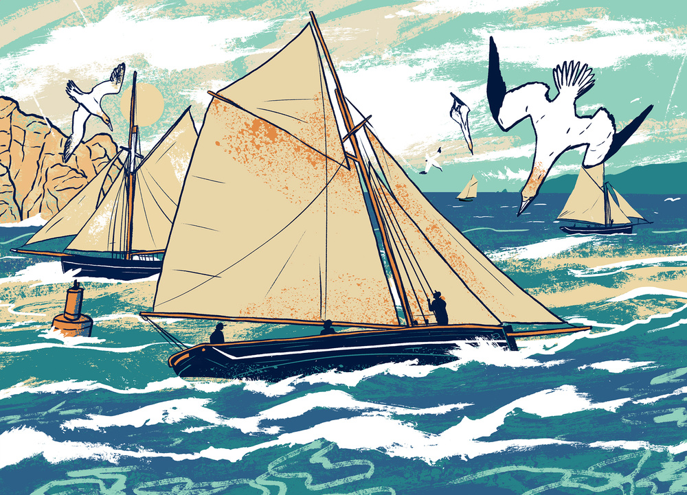 Boat Card design — tomjay.com