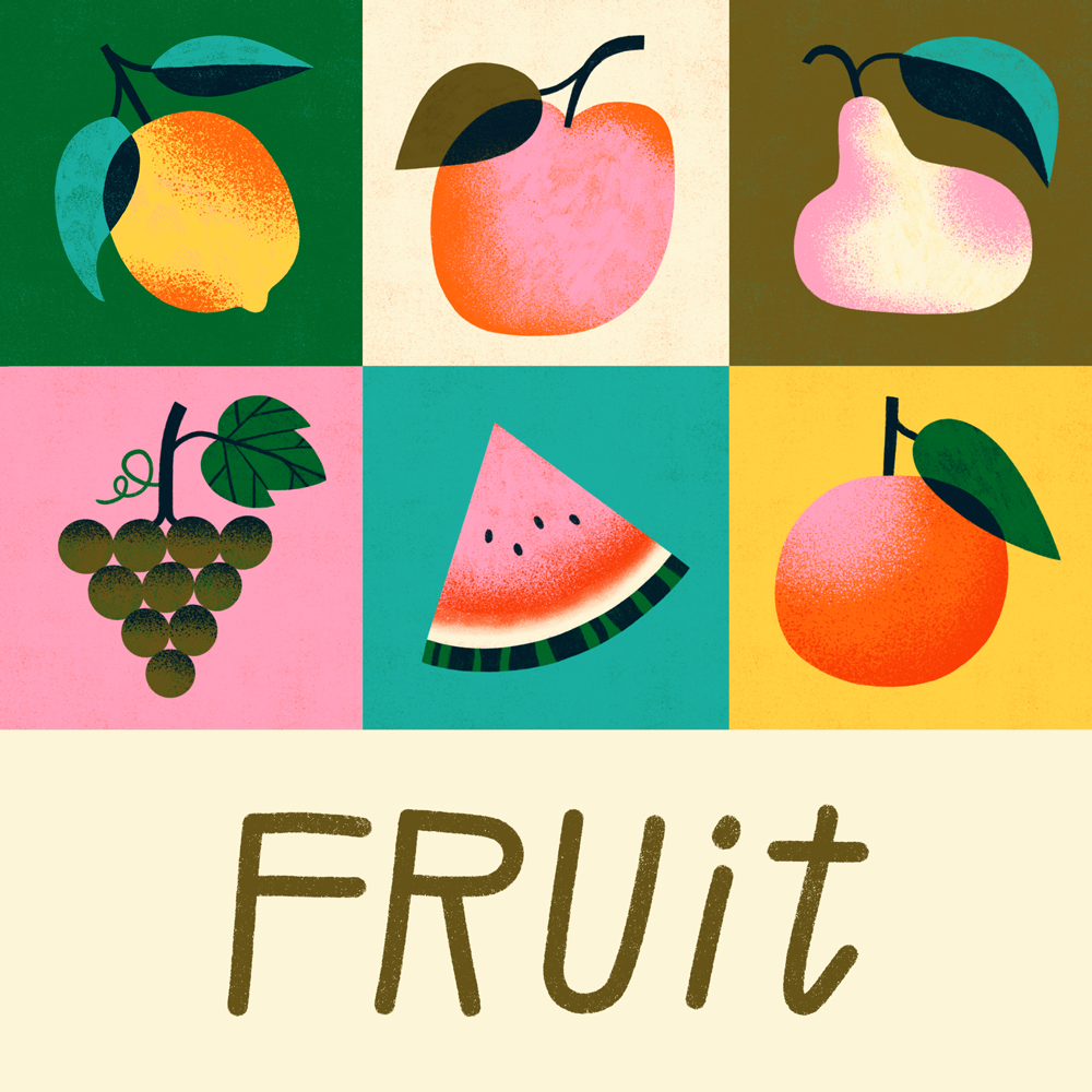 Fruit Collage For Kids