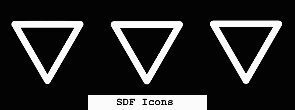 SDF Generated Icons — Joyrok