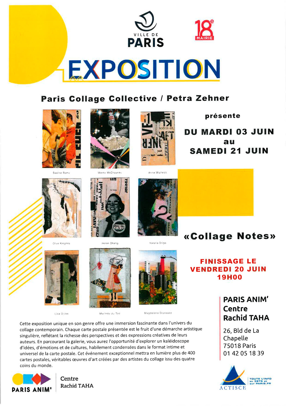 Collage Notes II — Paris Collage Collective