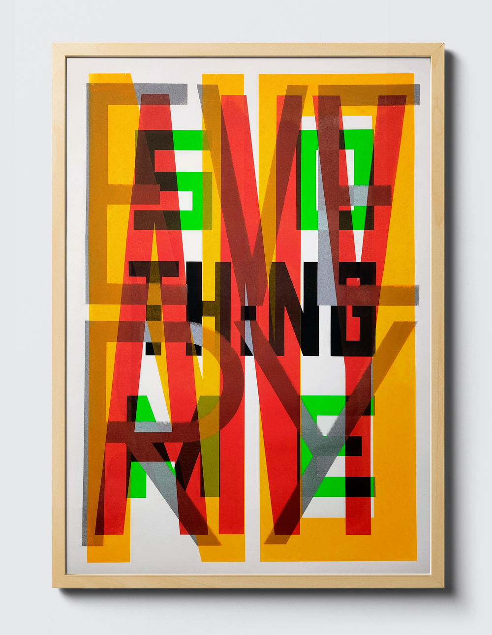 Screenprint posters — mister adam