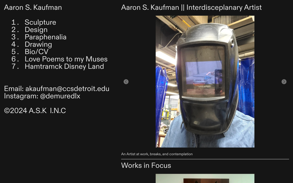 Aaron Kaufman - Artist Website